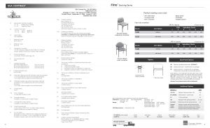 Price Book • Buzz Seating
